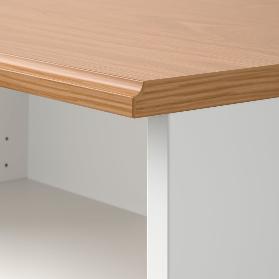 SKRUVBY TV bench, white, 156x38x60 cm - IKEA