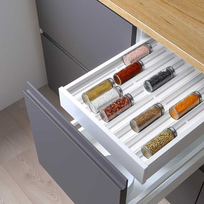 UPPDATERA spice rack, white, 10x50 cm - IKEA