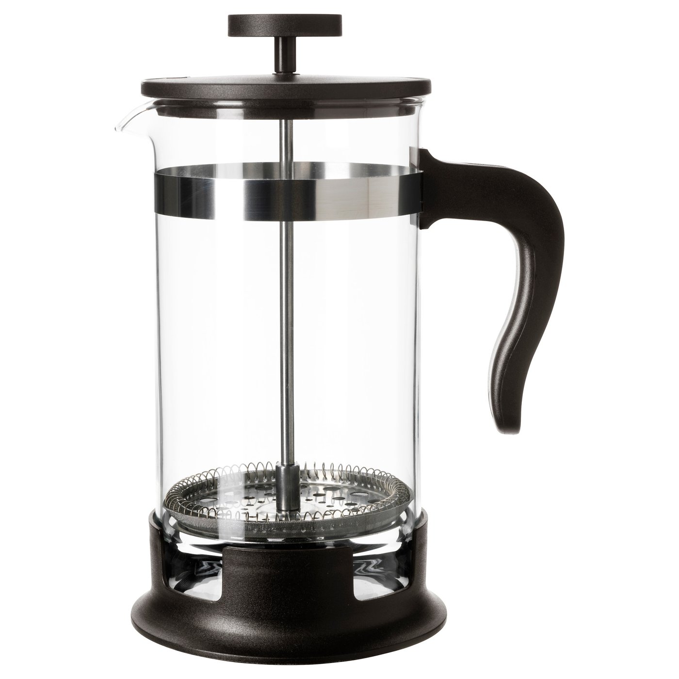 UPPHETTA coffee/tea maker, glass/stainless steel, 1 l - IKEA