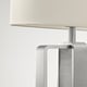 UPPVIND table lamp, nickel-plated/white, 47 cm - IKEA