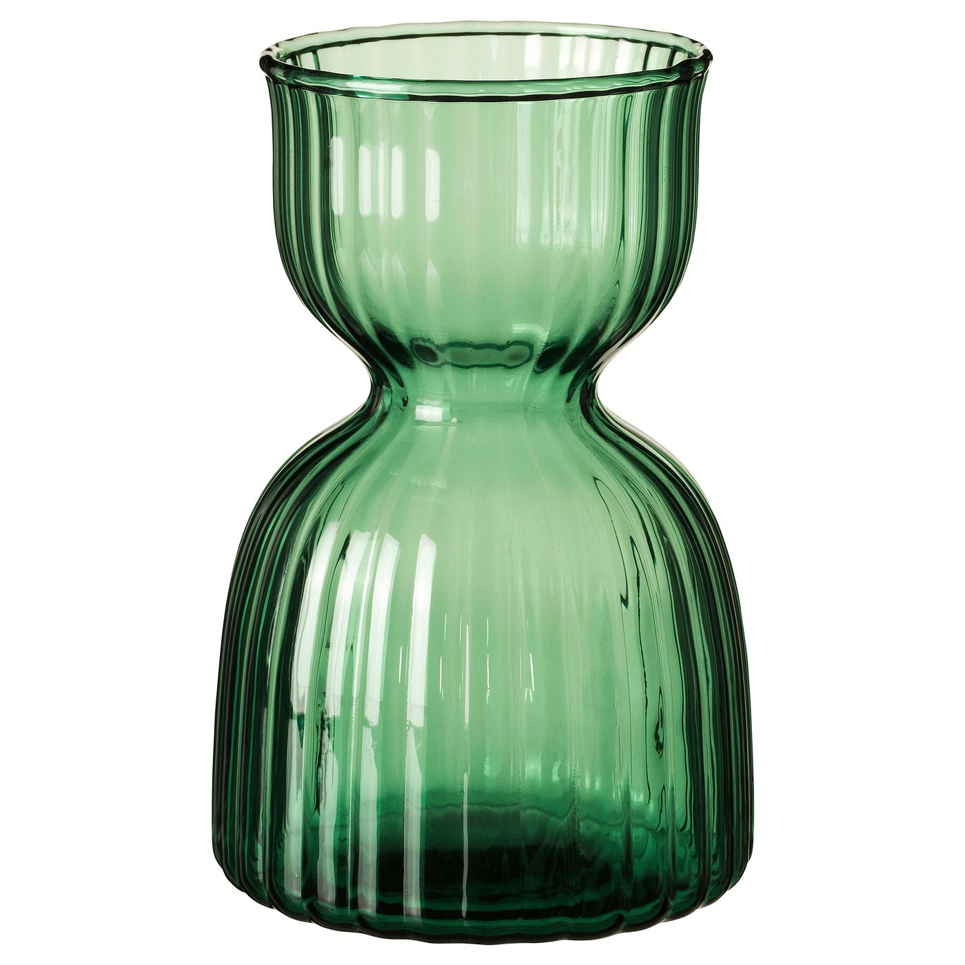 VINTERFINT vase, green, 13 cm - IKEA