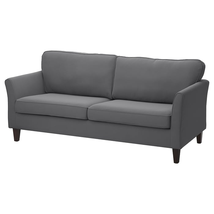 Ekholma 엑홀마 3인용소파커버 하케보 다크그레이 Ikea