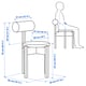 IKEA PS 2026 이케아 피에스 2026 의자, 브라이트블루/크네베크 브라이트블루 - IKEA
