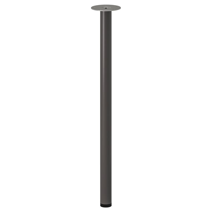 Lagkapten 락캅텐 Adils 아딜스 책상 화이트스테인 참나무무늬다크그레이 120x60 Cm Ikea