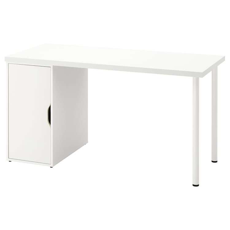 Lagkapten 락캅텐 Alex 알렉스 책상 화이트 140x60 Cm Ikea