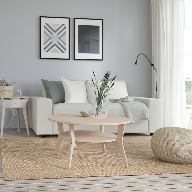 JAKOBSFORS طاولة قهوة, قشرة سنديان, 80 سم - IKEA