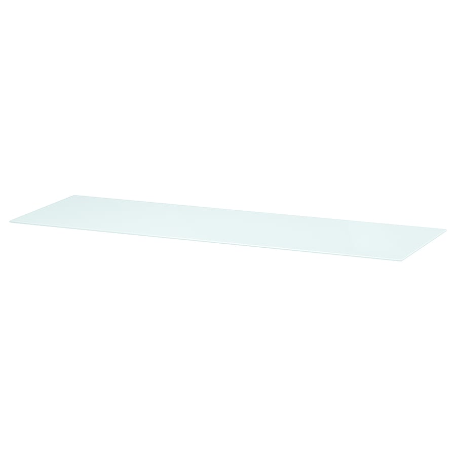 BESTÅ top panel, glass white/light green, 120x40 cm - IKEA