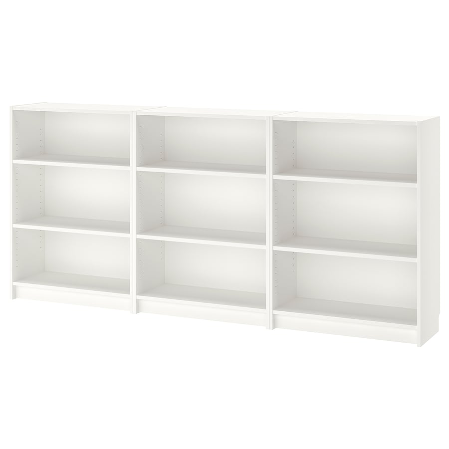 BILLY bookcase, white, 240x28x106 cm - IKEA