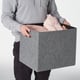 BLÄDDRA box, grey, 33x38x33 cm - IKEA