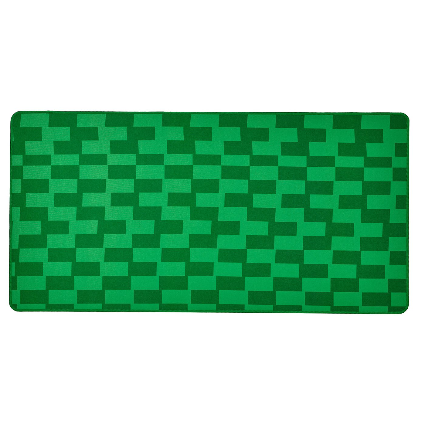 BLÅSKATA gaming mouse pad, green/patterned, 40x80 cm - IKEA