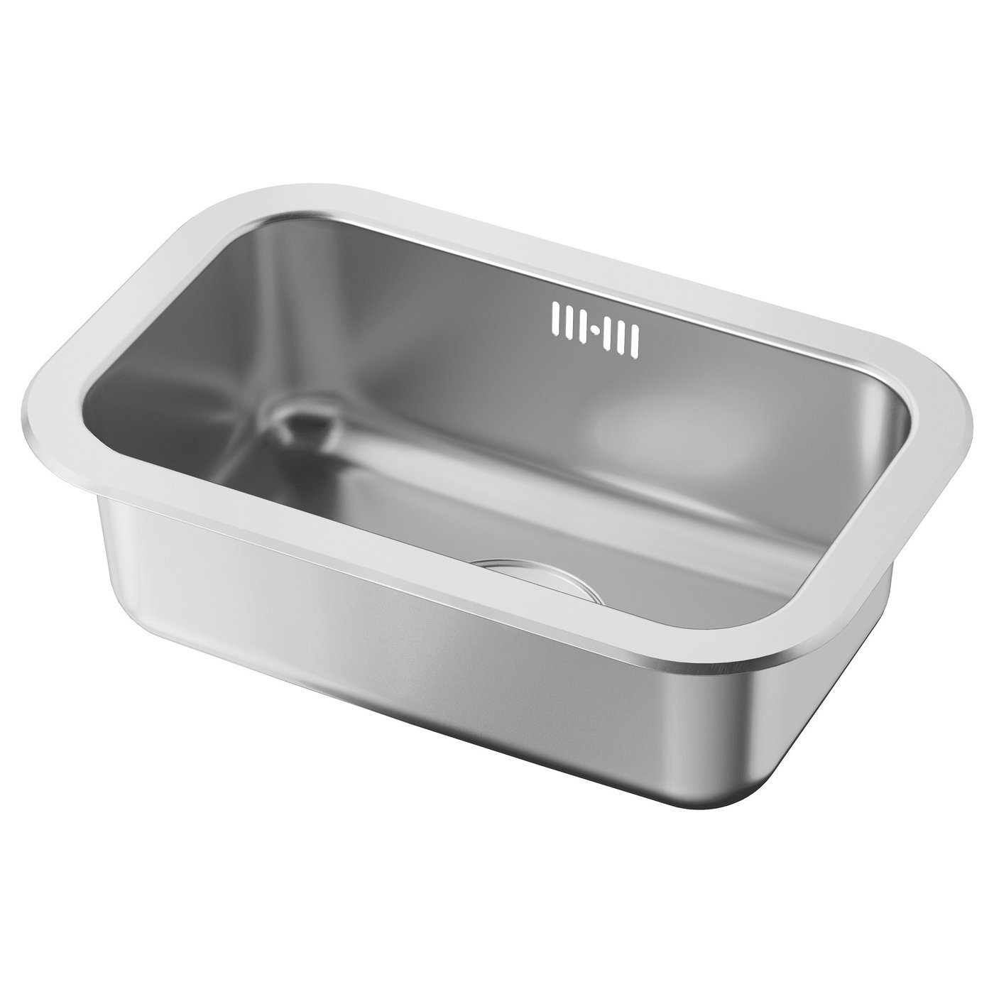 BOHOLMEN single-bowl inset sink, stainless steel, 47x30 cm - IKEA