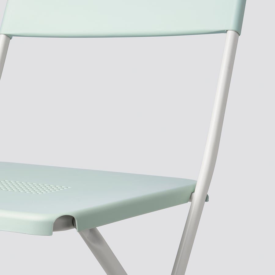 FEJAN chair, outdoor, foldable light green - IKEA