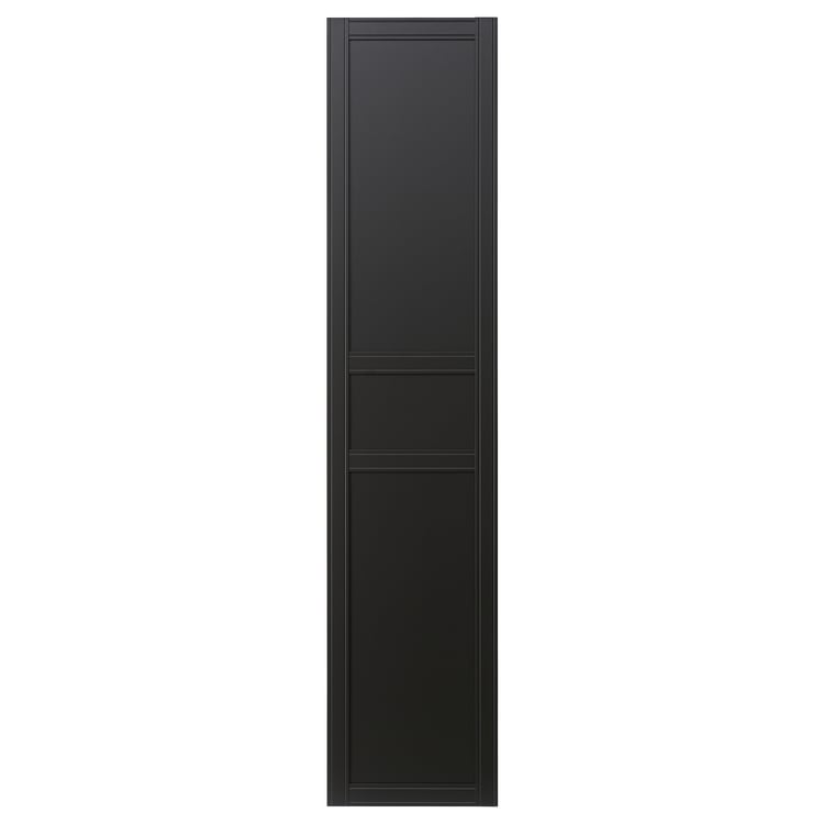 FLISBERGET door with hinges, anthracite, 50x229 cm - IKEA