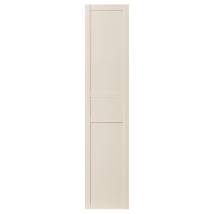 FLISBERGET door with hinges, light beige, 50x229 cm - IKEA