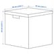 GJÄTTA storage box with lid, velvet dark green, 32x35x32 cm - IKEA