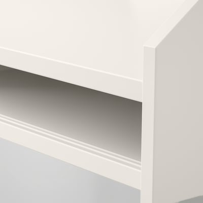 HAUGA desk, white, 100x45 cm - IKEA