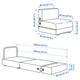 IKEA PS 2026 chair-bed, Skiftebo bright orange - IKEA