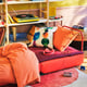 IKEA PS 2026 chair-bed, Skiftebo bright orange - IKEA