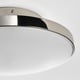 KABOMBA LED ceiling lamp, chrome-plated/glossy, 36 cm - IKEA