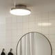 KABOMBA LED ceiling lamp, chrome-plated/glossy, 36 cm - IKEA