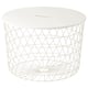 KVISTBRO storage table, white, 61 cm - IKEA