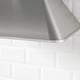 MATTRADITION wall mounted extractor hood, stainless steel, 60 cm - IKEA