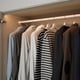 ÖVERSIDAN LED wardrobe lighting strp w sensor, dimmable grey-beige, 96 ...