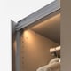ÖVERSIDAN LED wardrobe lighting strp w sensor, dimmable grey-beige, 71 ...
