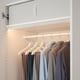 ÖVERSIDAN LED wardrobe lighting strp w sensor, dimmable white, 71 cm - IKEA