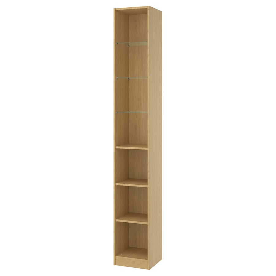 PAX add-on mid-unit, oak effect, 35x35x236 cm - IKEA