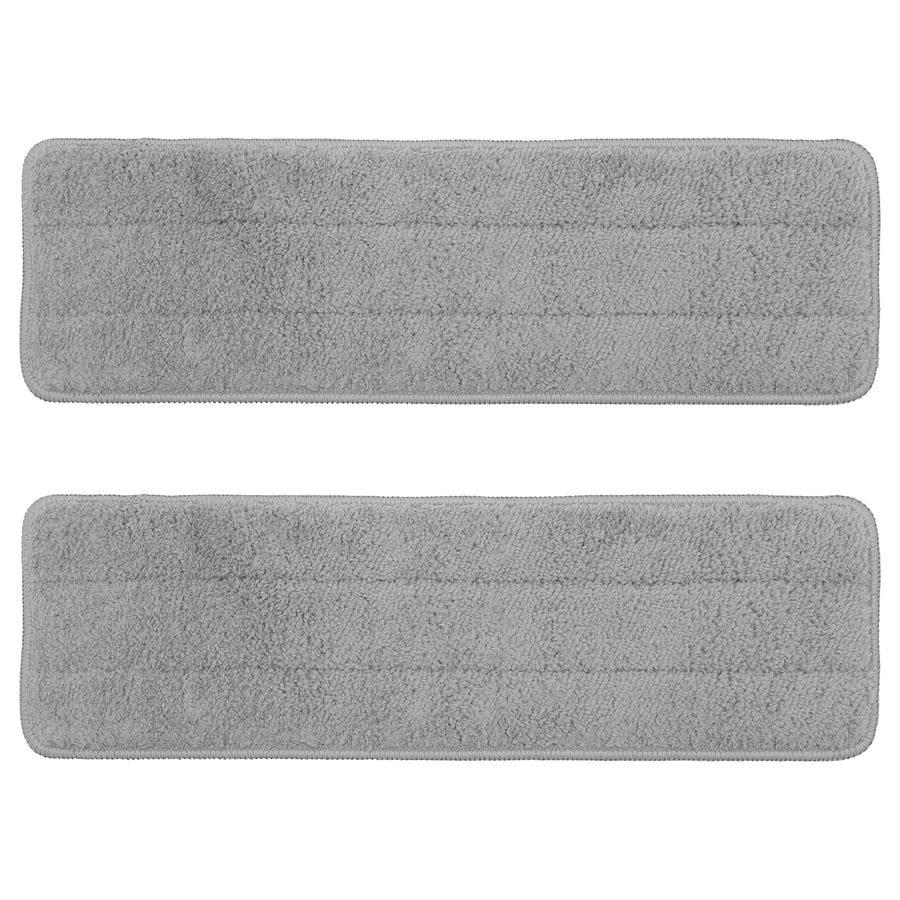 PEPPRIG microfibre pad for flat mop, grey, 12x37 cm - IKEA
