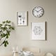 PUGG wall clock, stainless steel, 32 cm - IKEA