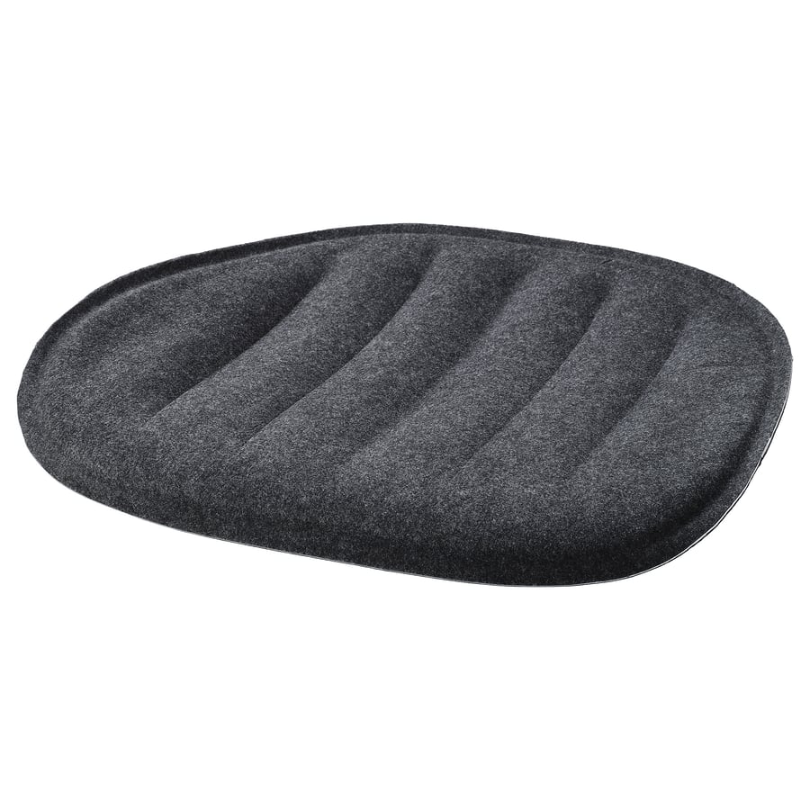 PYNTEN seat pad, dark grey, 41x43 cm - IKEA