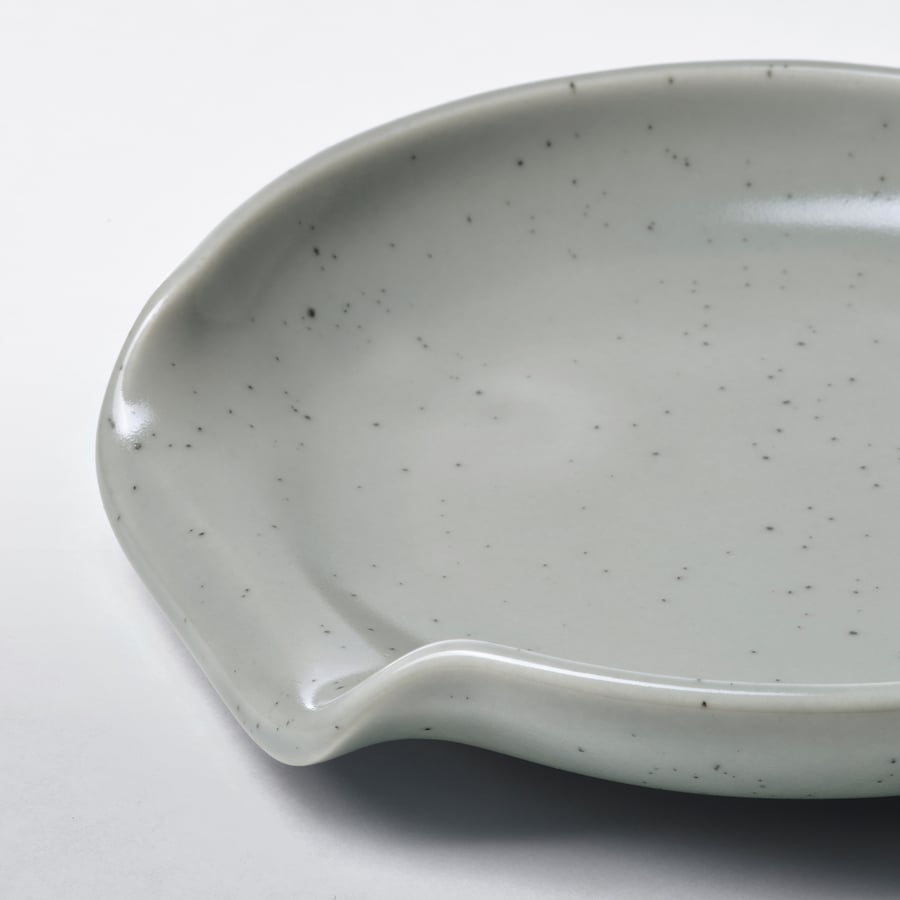 RÖDSYRA spoonrest, light grey-blue, 12 cm - IKEA
