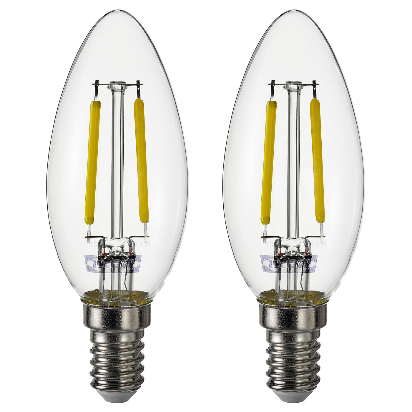 SOLHETTA LED bulb E14 250 lumen, chandelier/clear - IKEA