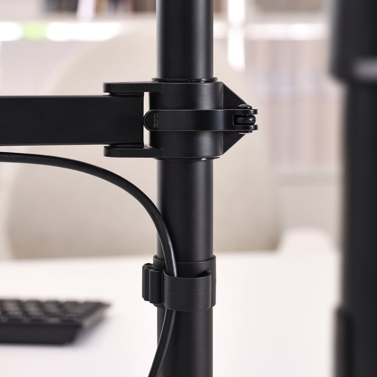 STUBBERGET laptop holder with arm, black - IKEA