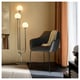 TOSSBERG chair, metal black/Gunnared dark grey - IKEA