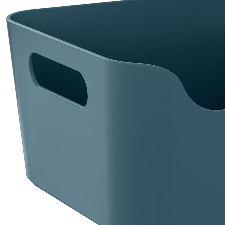 UPPDATERA box, grey-blue, 24x17 cm - IKEA
