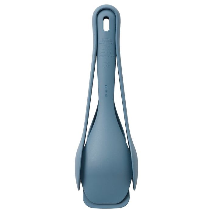 UPPFYLLD 3-piece kitchen utensil set, dark grey-blue - IKEA