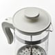 UPPHETTA coffee/tea maker, glass/stainless steel off-white, 1 l - IKEA