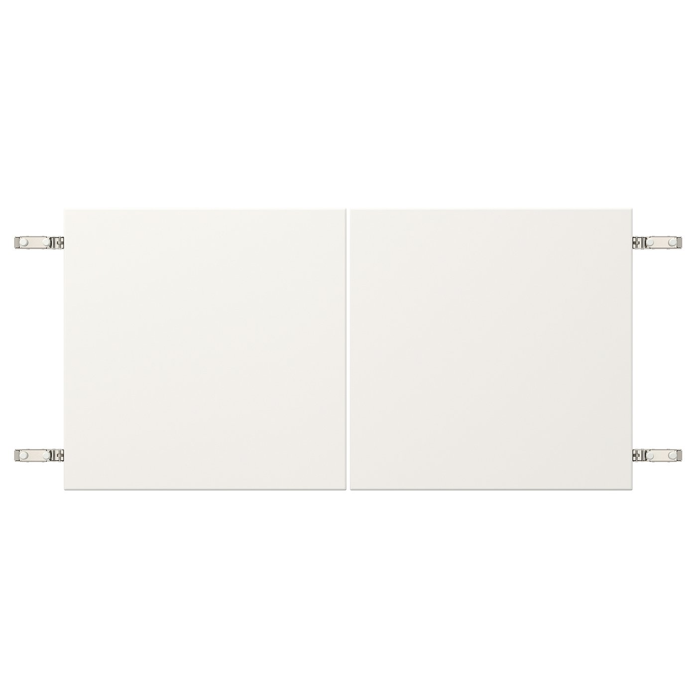 VEDDINGE door pair with hinges, white, 80x40 cm - IKEA
