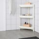 VESKEN corner shelf unit, white, 33x33x71 cm - IKEA