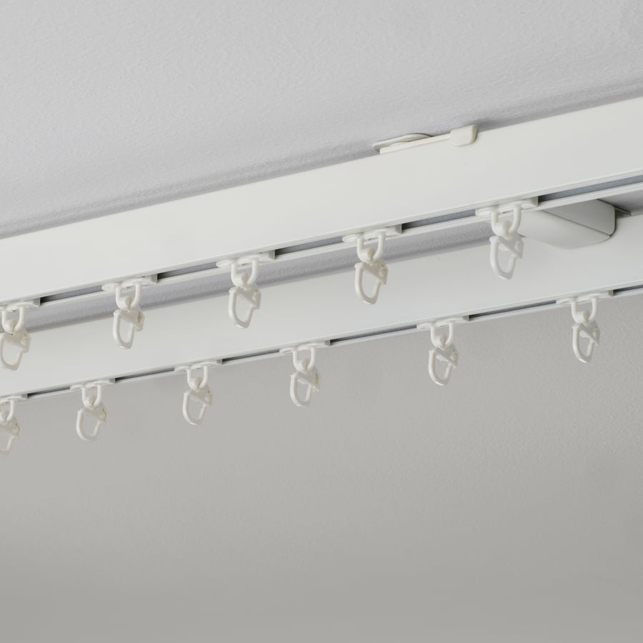 VIDGA ceiling bracket for 2 curtain rails, white - IKEA