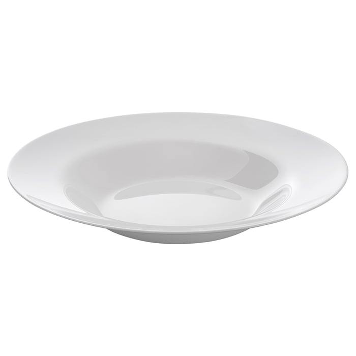 VITBLECKA deep plate, white, 28 cm - IKEA