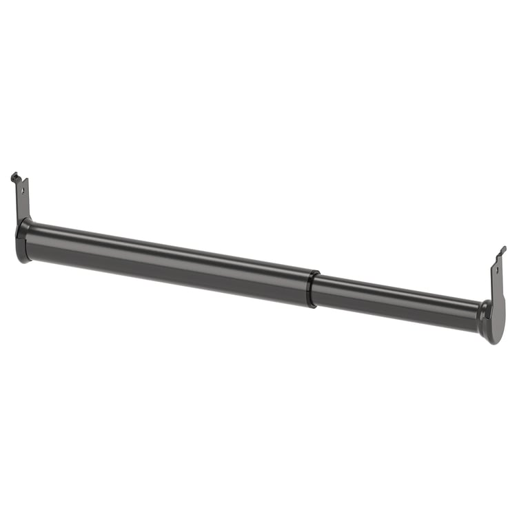 BOAXEL adjustable clothes rail, anthracite, 20-30 cm - IKEA Lithuania