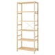 IVAR shelving unit, with 6 shelves/pine, 89x50x226 cm - IKEA Lithuania