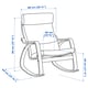 POÄNG rocking-chair, walnut effect/Vissle deep green - IKEA Lithuania
