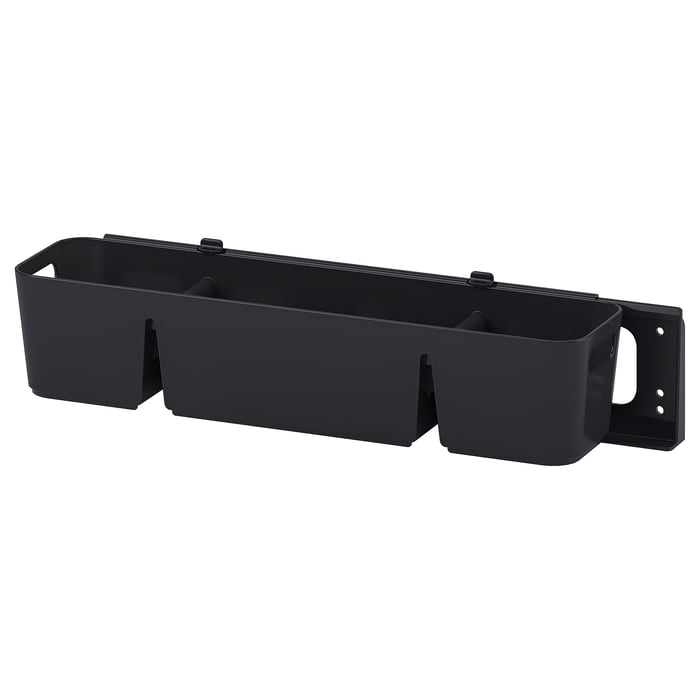 UPPDATERA box with slider, anthracite, 50x15x12 cm - IKEA Lithuania