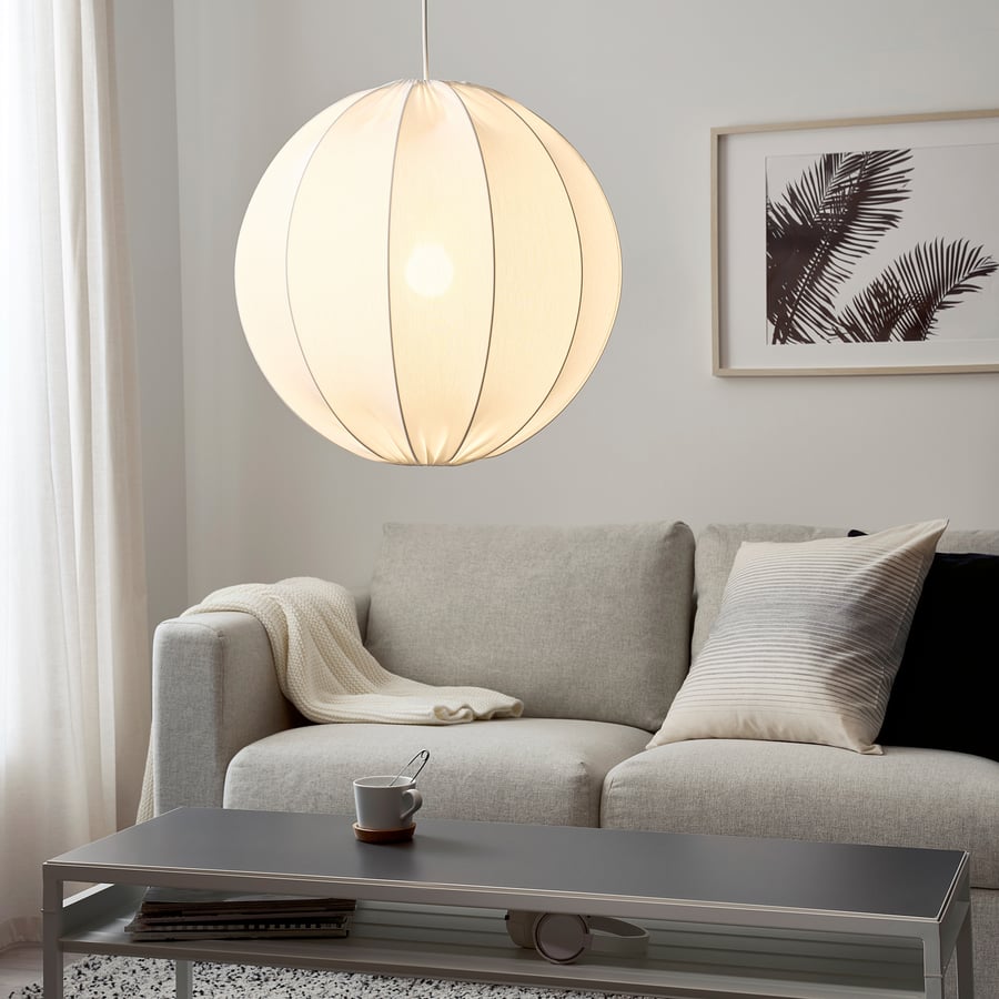SOLHETTA LED bulb E27 1521 lumen, dimmable/globe opal white - IKEA Latvia