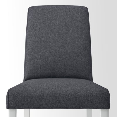 BERGMUND krēsls, baltā krāsā/Gunnared pelēkā krāsā - IKEA Latvija